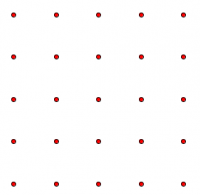 How many squares can you form with the dots? - K-12 Math Problems